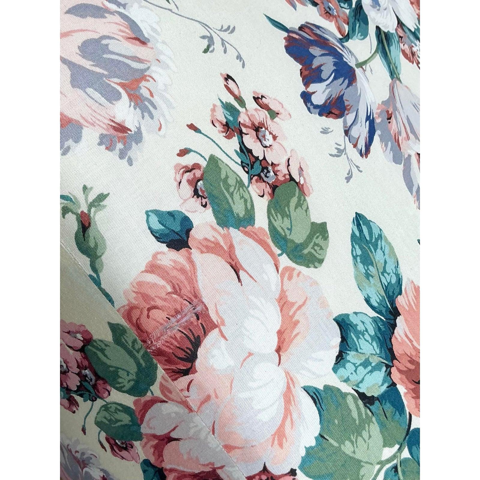 Vintage Regency Printed Floral Sofa For Sale at 1stDibs
