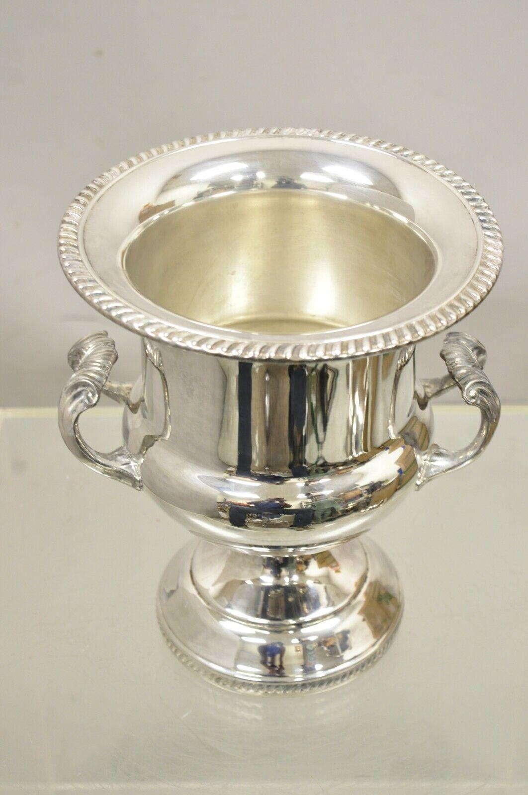 Vintage Regency Style Twin Handle Trophy Cup Champagne Chiller Ice ...