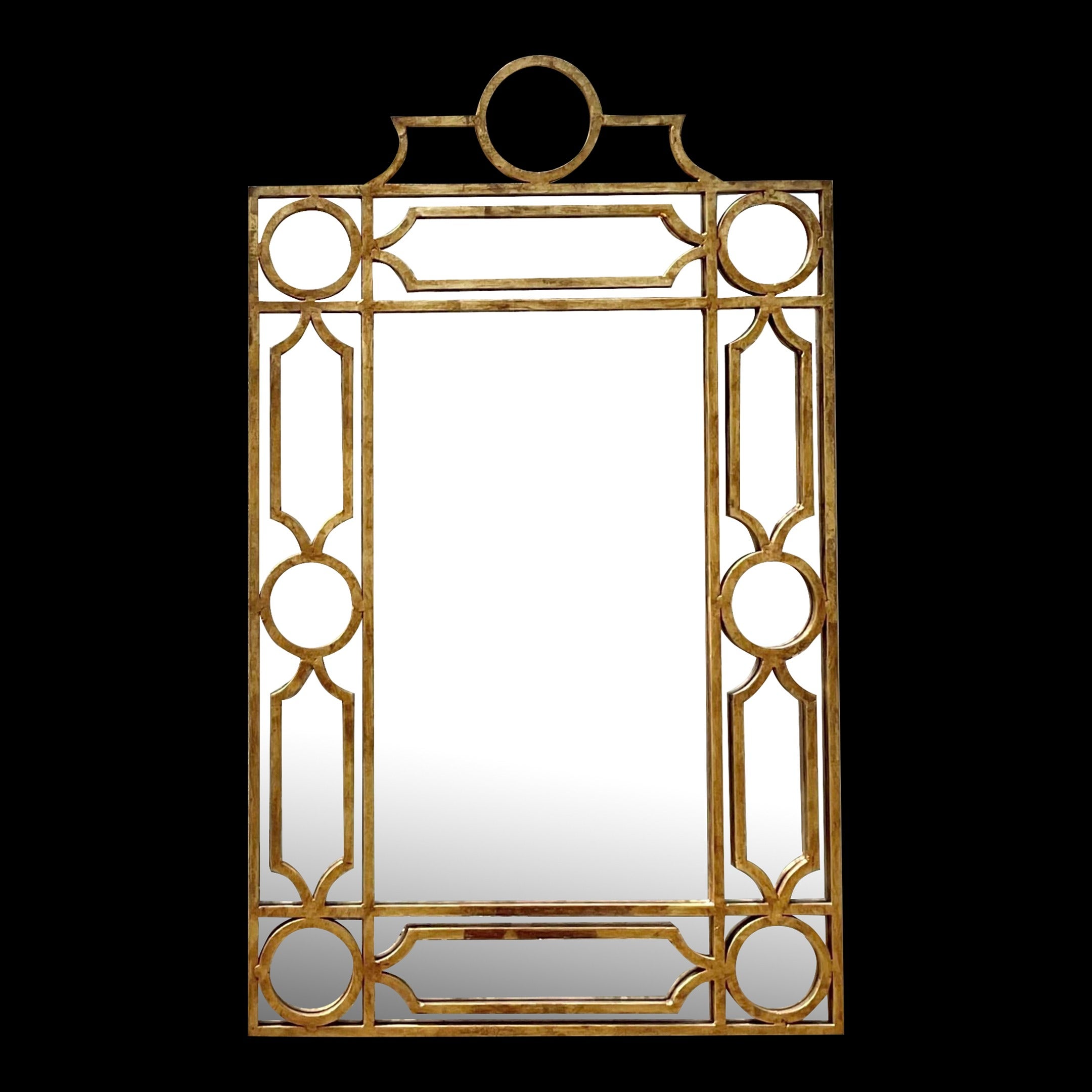 Vintage Regency Worlds Away “Treillage” Mirror For Sale at 1stDibs