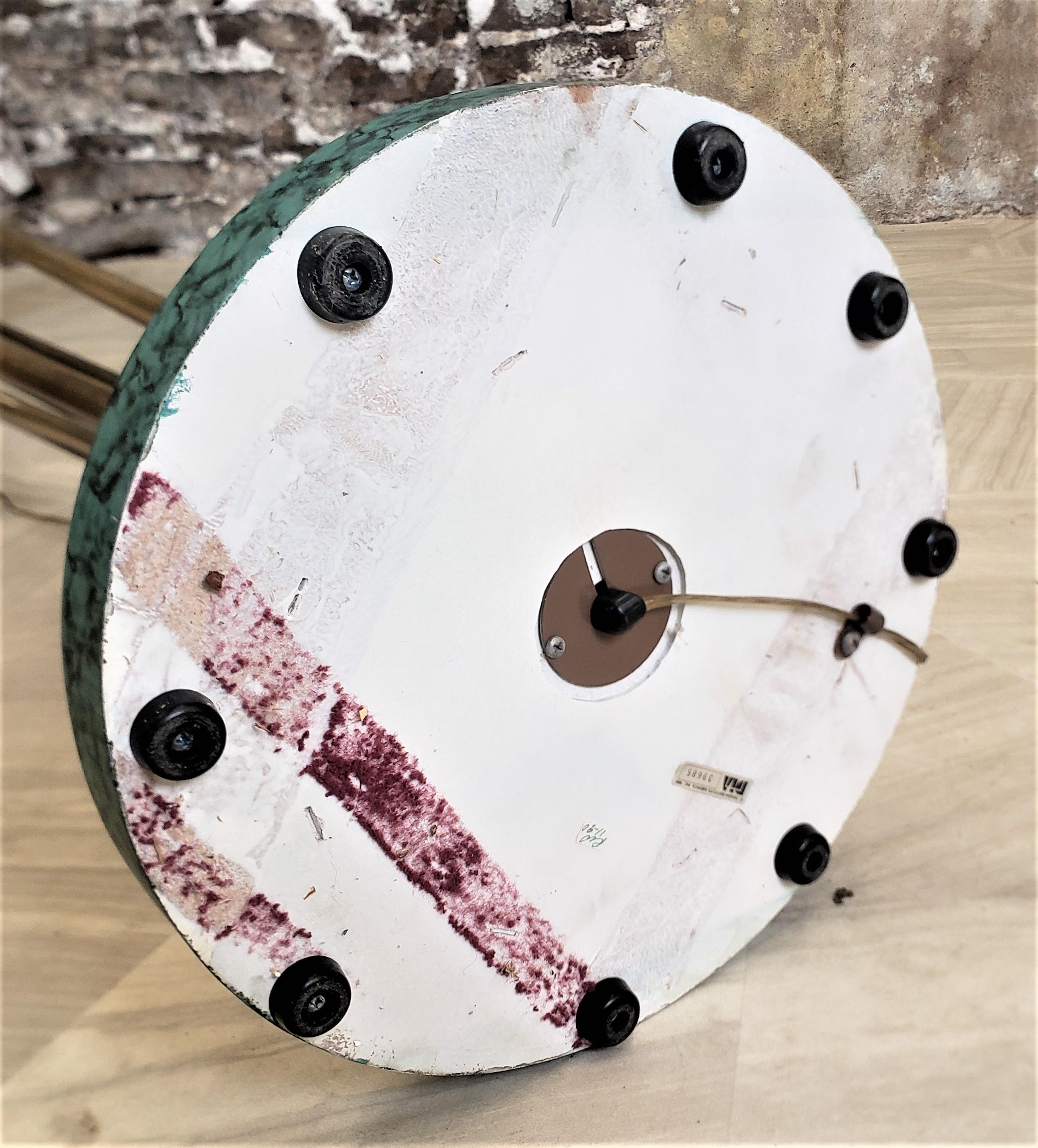 Vintage Relco Italian Halogen Tortiere Floor Lamp with Figural Brass ...