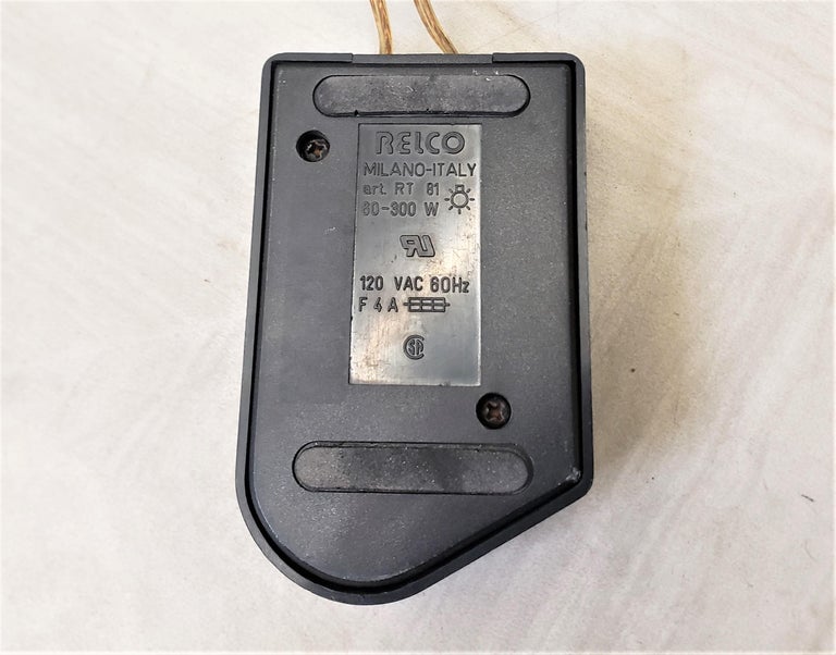 Vintage Relco Italian Halogen Tortiere Floor Lamp with Figural Brass ...