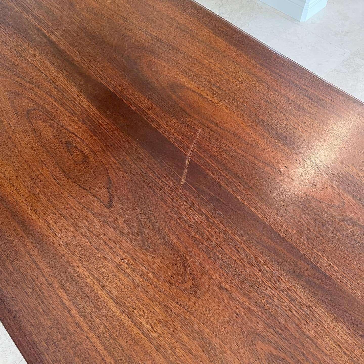 Vintage Renaissance Revival Crested Wooden Dining Table for Philco Corp ...