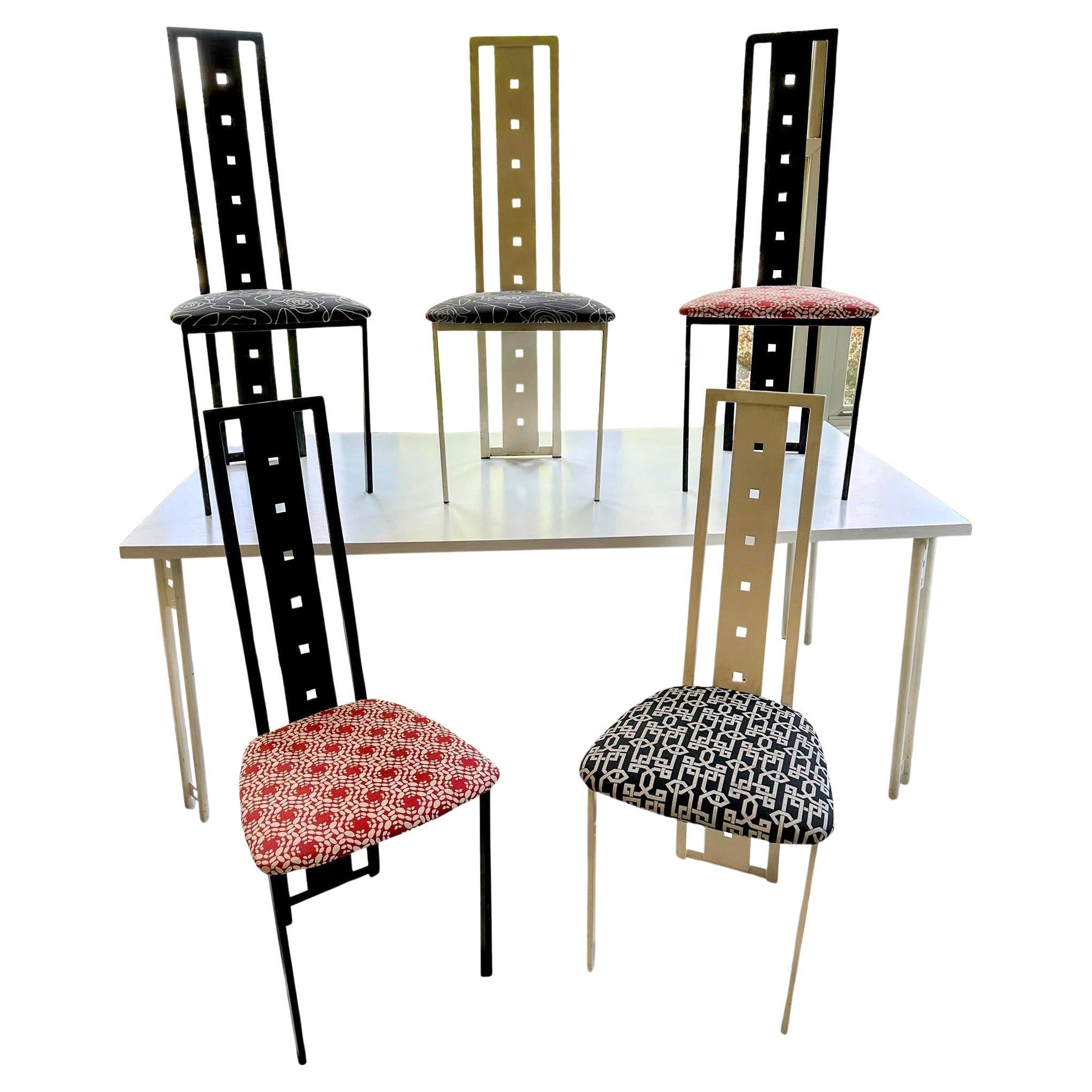 Vintage Rennie MackIntosh Style Style High Back Dining Chair and Table ...