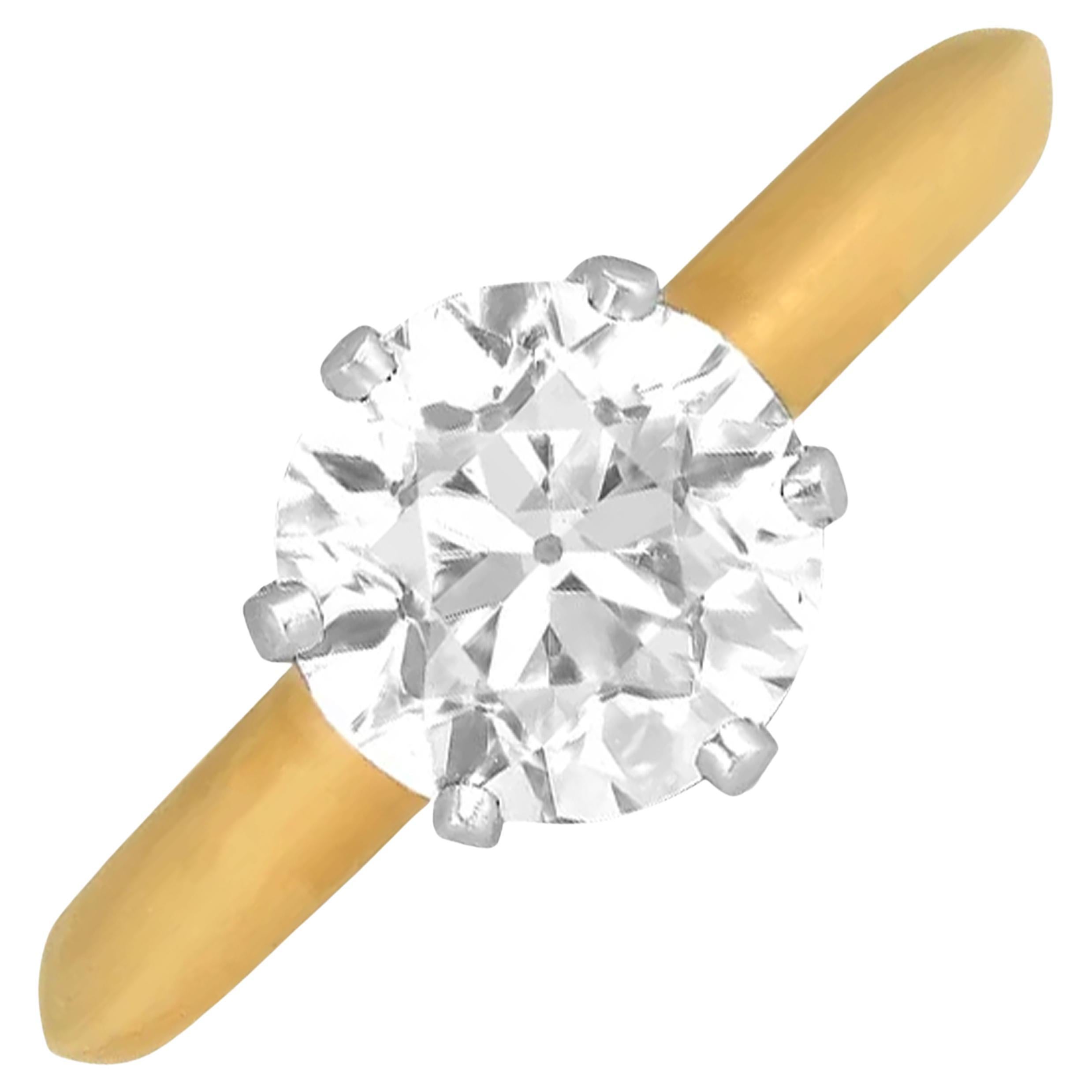 Tiffany and Co. Vintage Diamond Retro Era 1.30ct Old European Cut ...