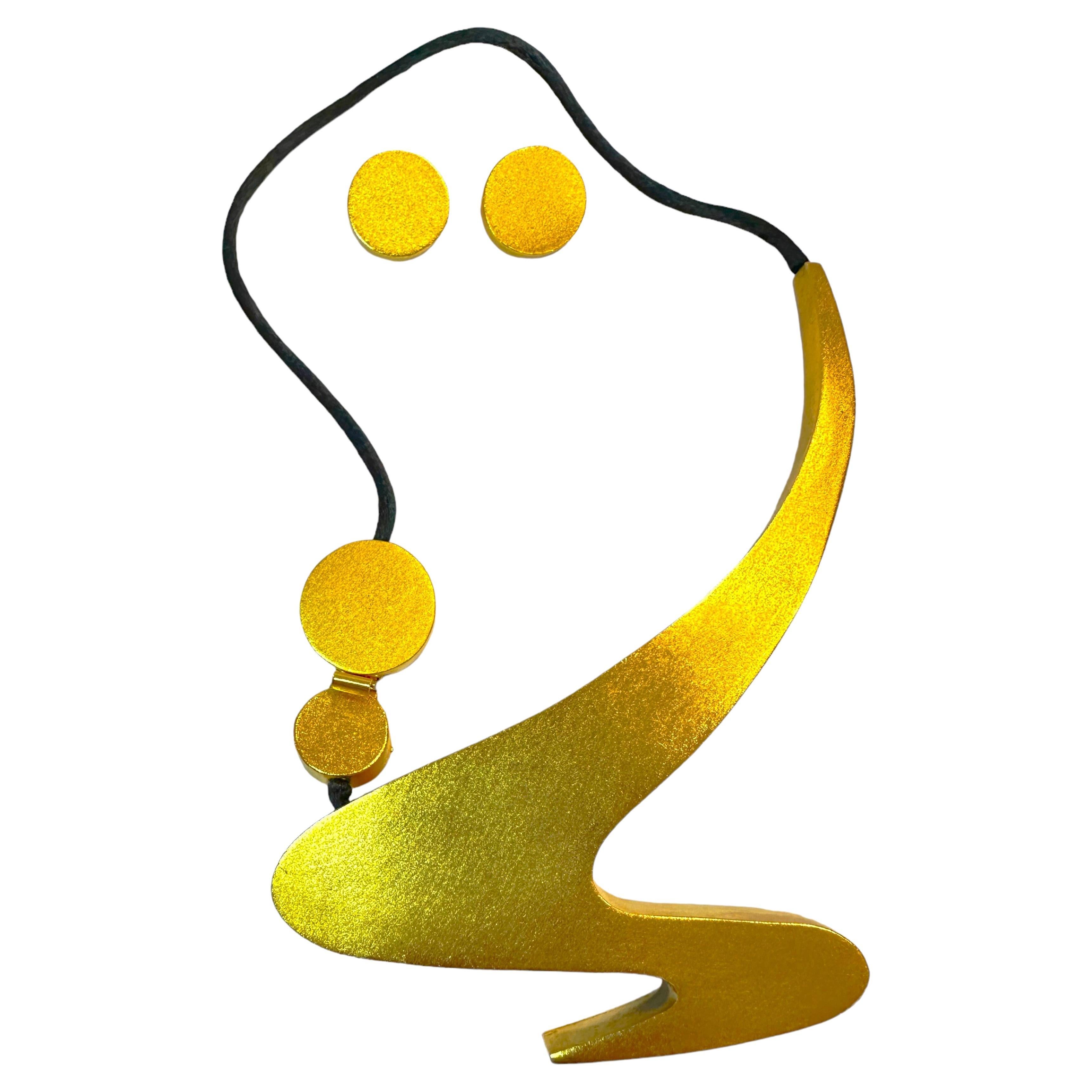 Vintage Retro Lee Wolfe Hand Sculpted, Hand Painted - Necklace and ...
