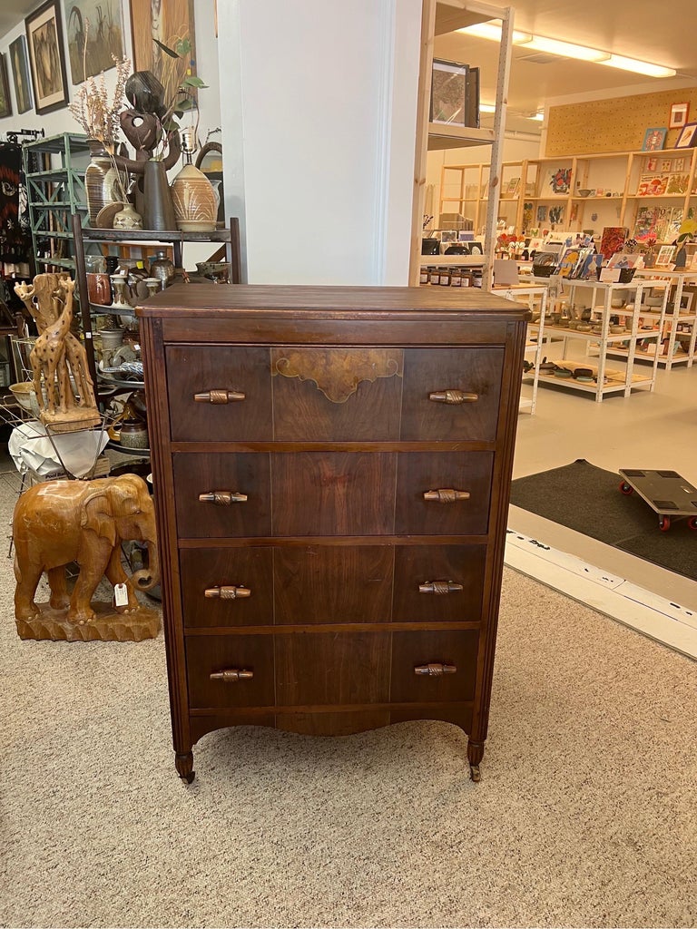 Vintage Retro Style Dresser with Dovetail Drawers For Sale at 1stDibs