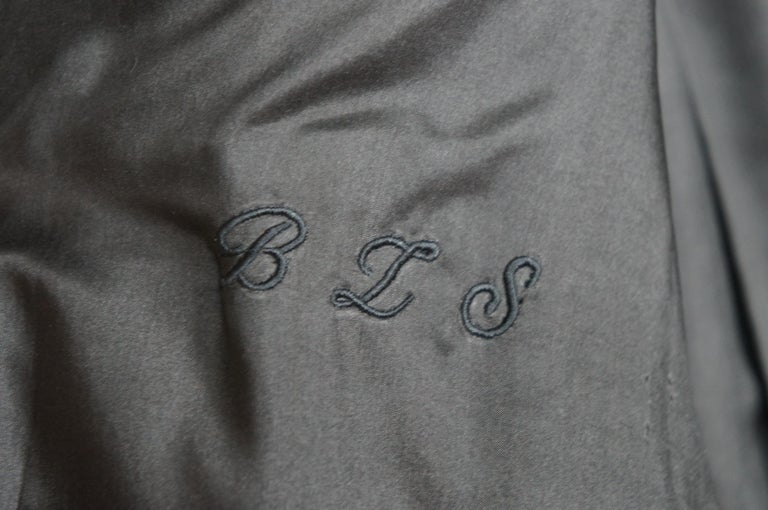 Vintage Revillon Paris London New York Black Full Length Mink Fur Coat ...