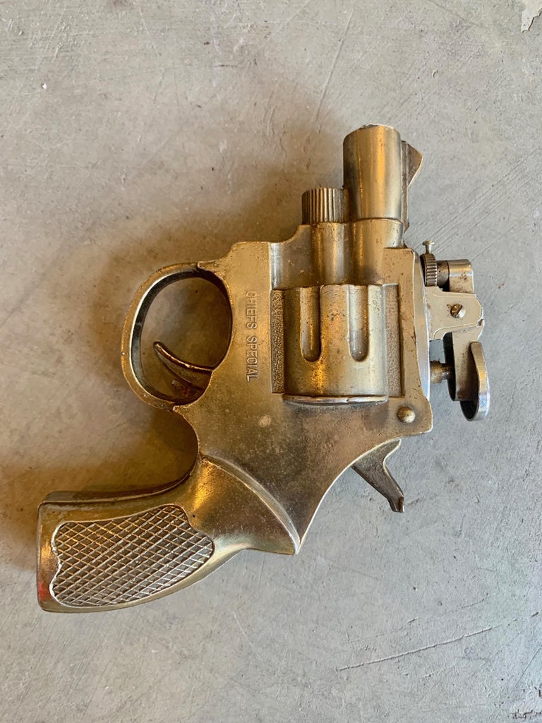 Vintage Revolver Handgun Lighter at 1stDibs | revolver lighter