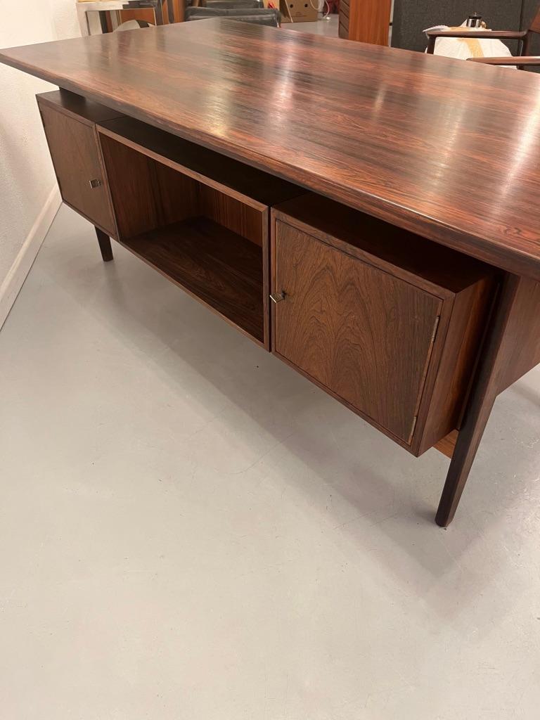 Vintage Rio Rosewood Floating Writing Desk by Kai Kristiansen Denmark ...