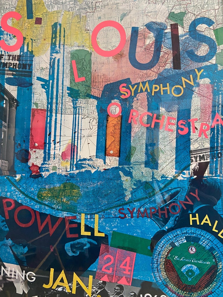 Vintage Robert Rauschenberg Saint Louis Symphony Exhibition Poster ...
