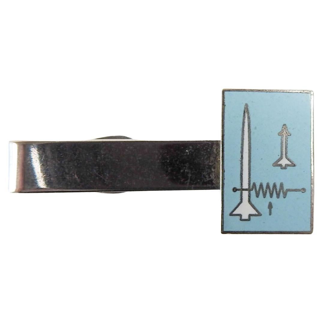 Vintage Rocket Space Age Tie Clasp at 1stDibs