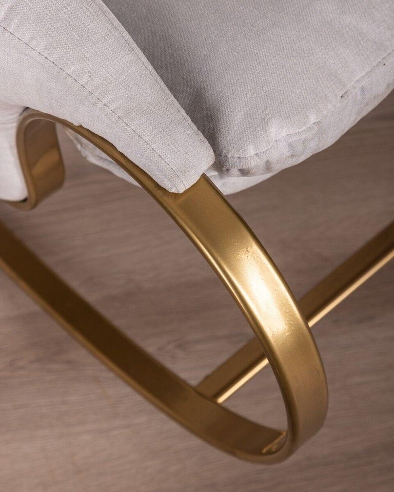 Vintage Rocking Armchair 70s Design G. Faleschini For Sale at 1stDibs