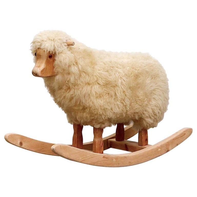 Vintage Rocking Sheep by Hans-Peter Krafft for Meier, Germany at 1stDibs