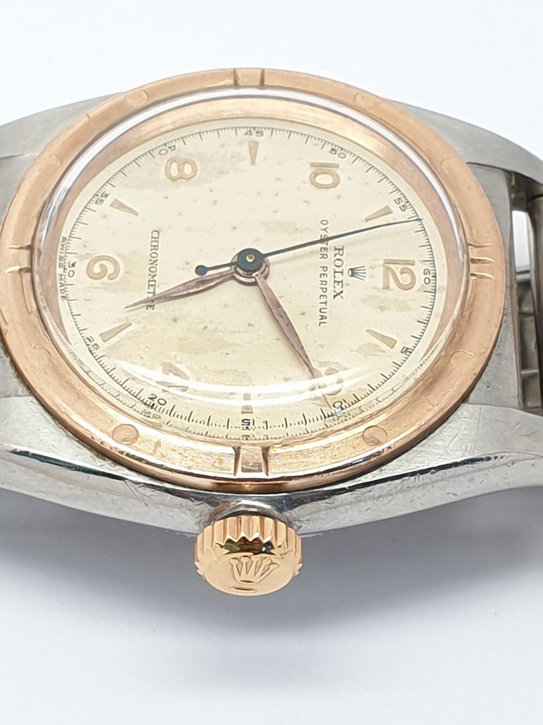 Vintage Rolex Bubble Back 3372 Chronometer Watch For Sale at 1stDibs