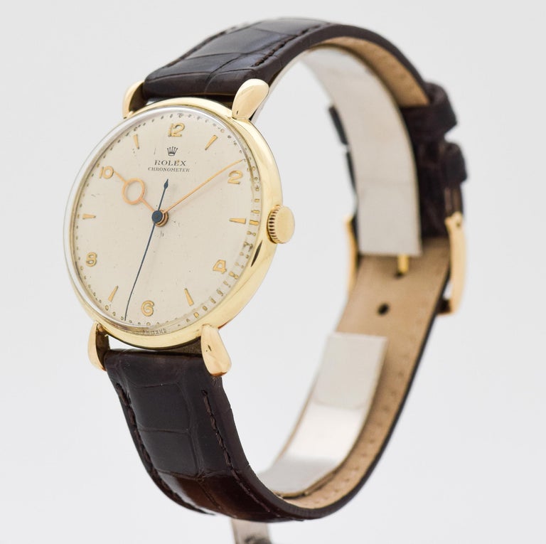 Vintage Rolex Chronometer Reference 4411 Watch in 14 Karat Yellow Gold ...