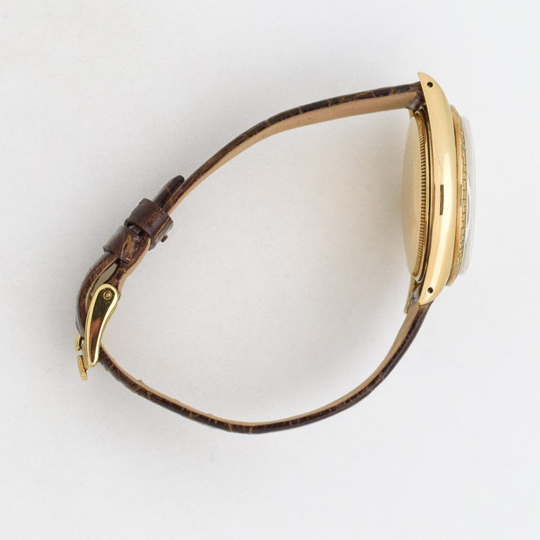 Vintage Rolex Date Automatic Reference 1504 18 Karat Yellow Gold Watch ...