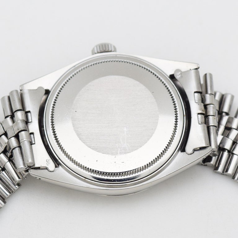 Vintage Rolex Datejust Reference 1600 with Linen Dial, 1971 at 1stDibs