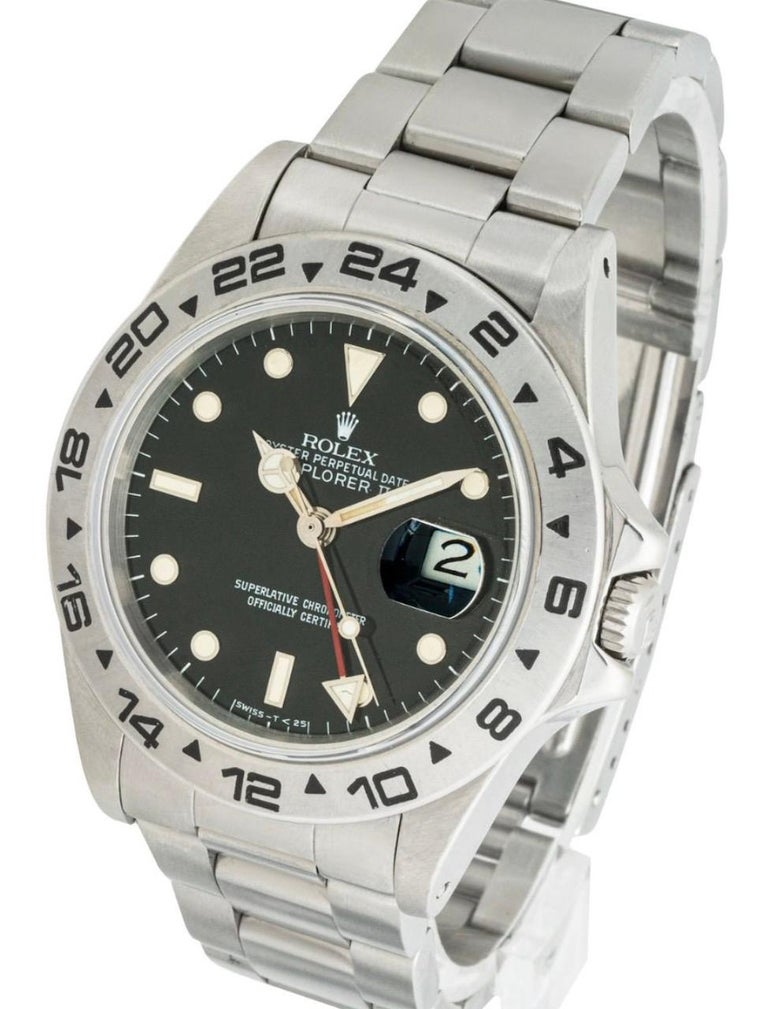 Vintage Rolex Explorer II Spider Rail Dial 16550 For Sale at 1stDibs