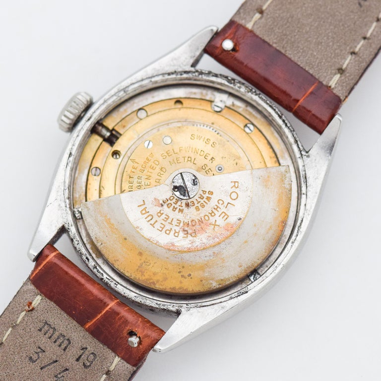 Vintage Rolex Oyster Perpetual Reference 6084 Stainless Steel Watch ...