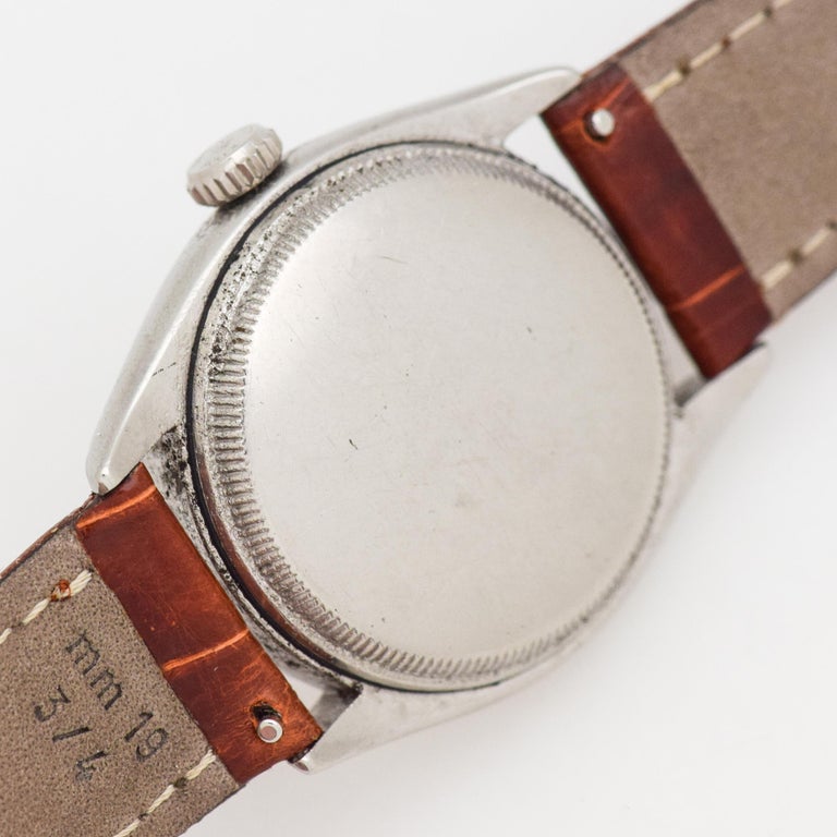 Vintage Rolex Oyster Perpetual Reference 6084 Stainless Steel Watch ...