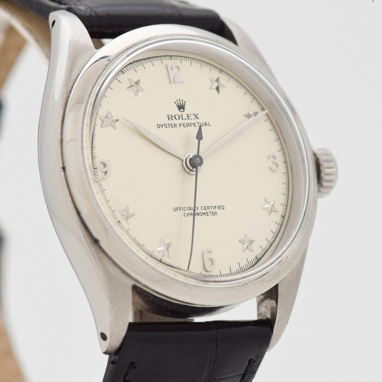 Vintage Rolex Oyster Perpetual Reference 6284 Stainless Steel Watch ...
