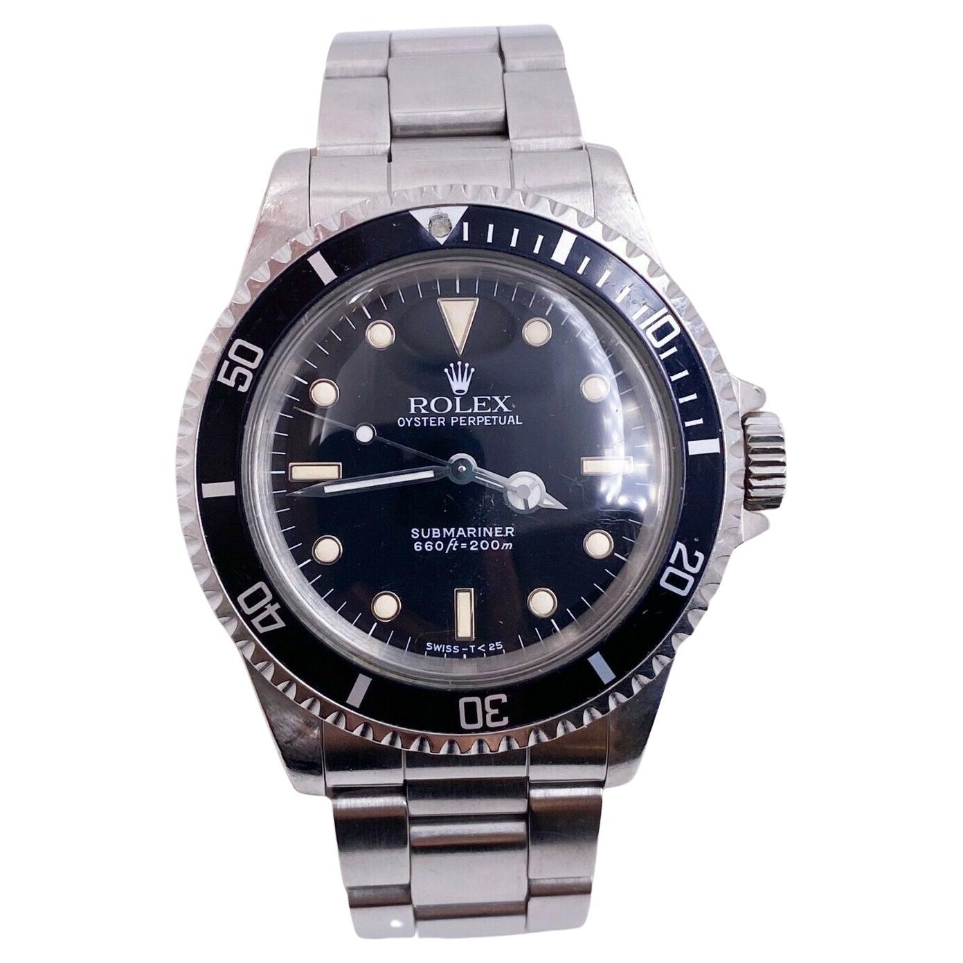 Certified 1965 Rolex Submariner 5513 Vintage Black Dial at 1stDibs ...