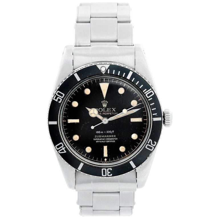 Vintage Rolex Submariner Men's Watch 5508 at 1stDibs | rolex 5508 for ...