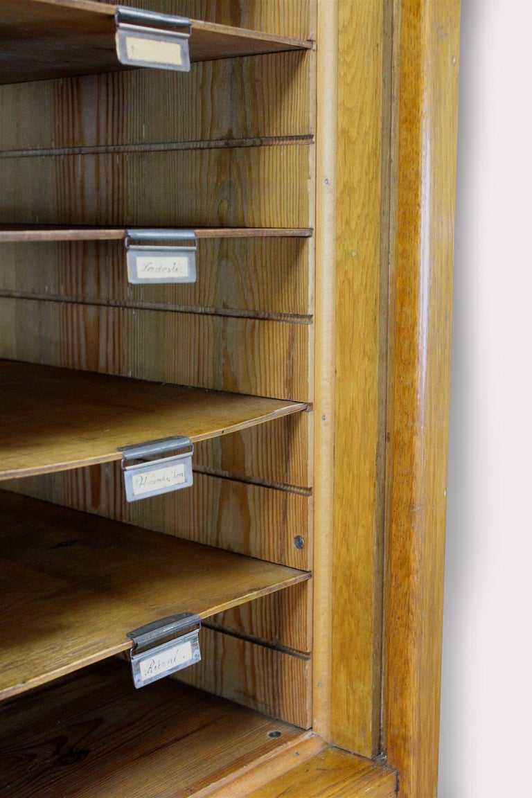 Vintage Roller Shutter Filing Cabinet From Jerry, USA, 1930s For Sale ...