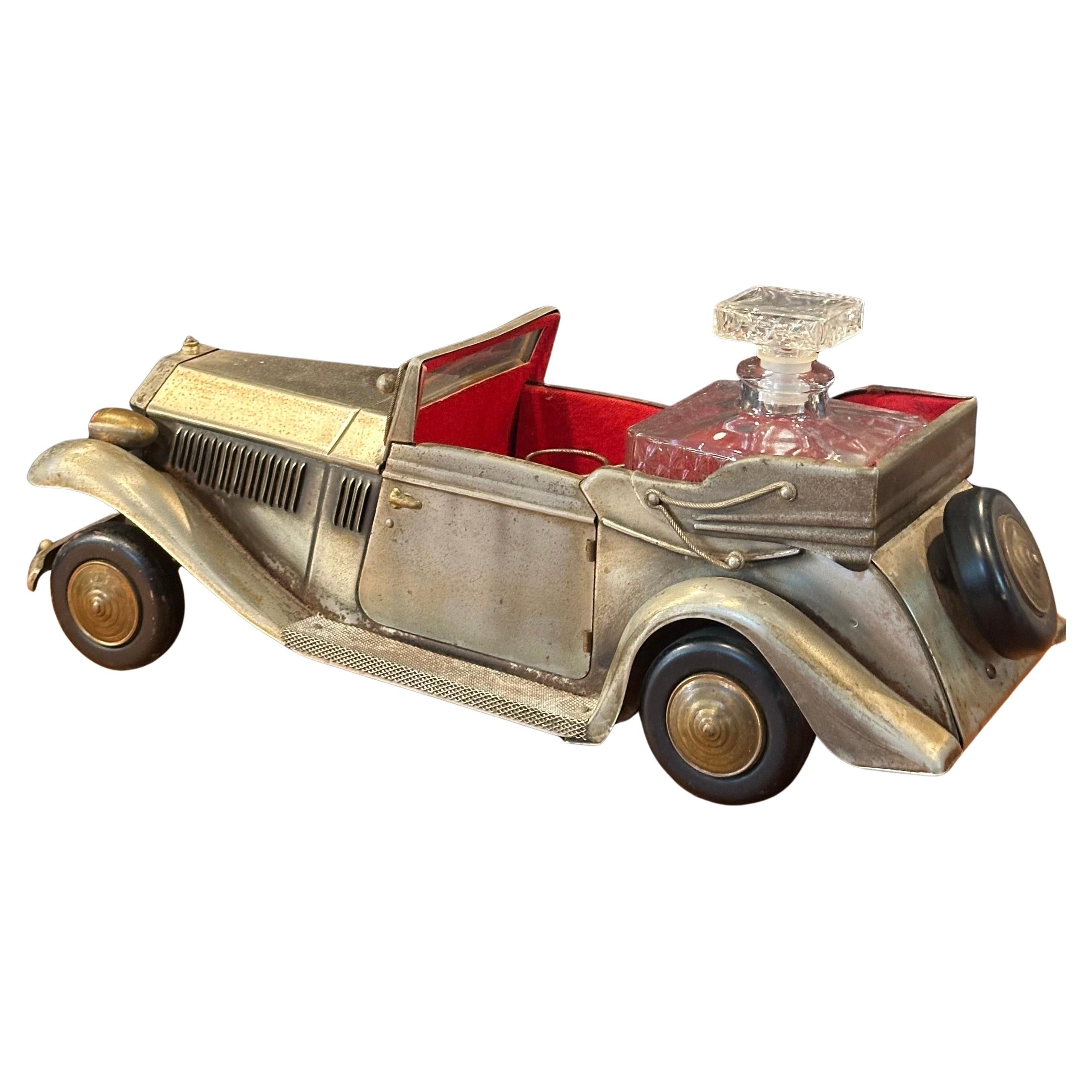 Vintage Sterling Silver Car Sculpture by Jack Spencer For Sale at 1stDibs