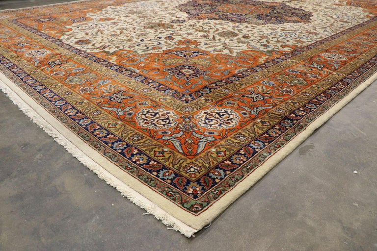 Vintage Romanian Palace Size Rug with Old World Art Nouveau Cottage ...