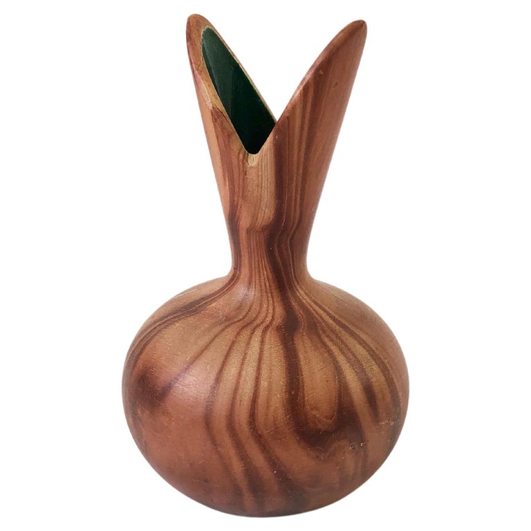 Vintage Romco Terra Cotta Swirl Pottery Vase / Rocky Mountain Pottery ...