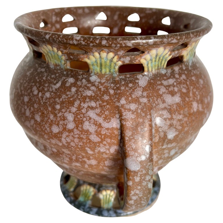 Vintage Roseville Hand Painted Small Vase or Vessel, circa 1930's For ...