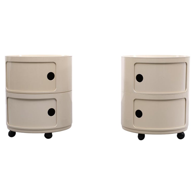 Meubles de rangement Kartell Componibili ronds vintage Anna Castelli ...