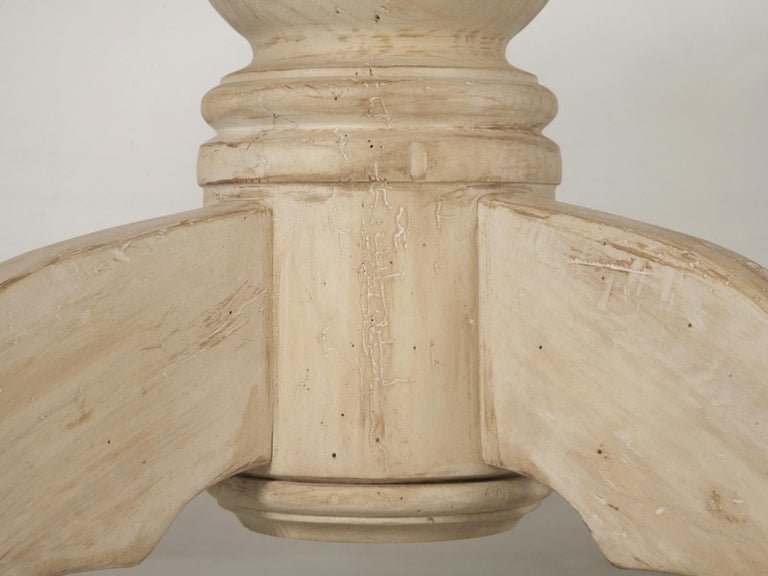 Custom Built White Oak 52" Round Table at 1stDibs