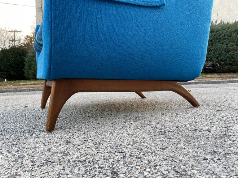 Vintage Rowe Furniture Psychedelic Midcentury High Back Lounge Chair ...