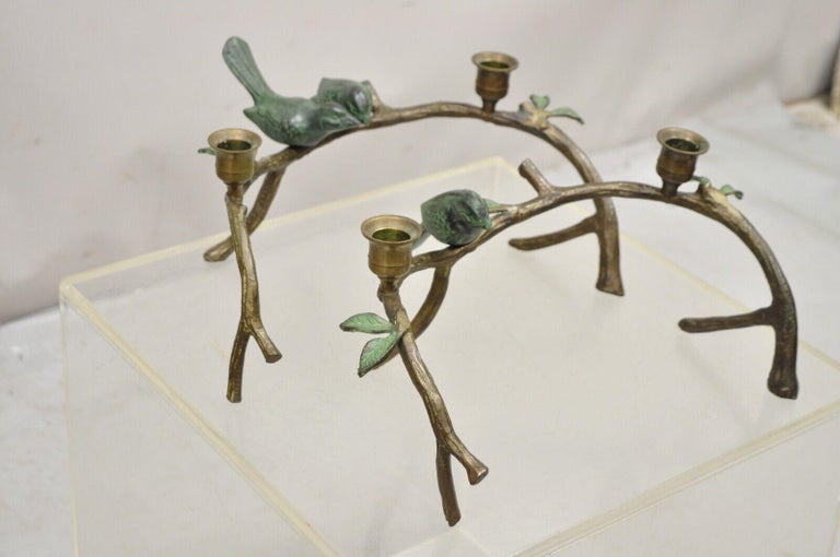 tree branch candlesticks