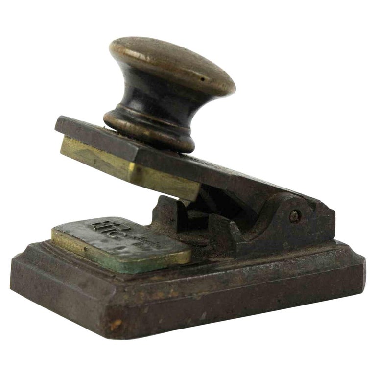 Vintage Rubber-Stamp, Italy, Early 20th Century For Sale at 1stDibs