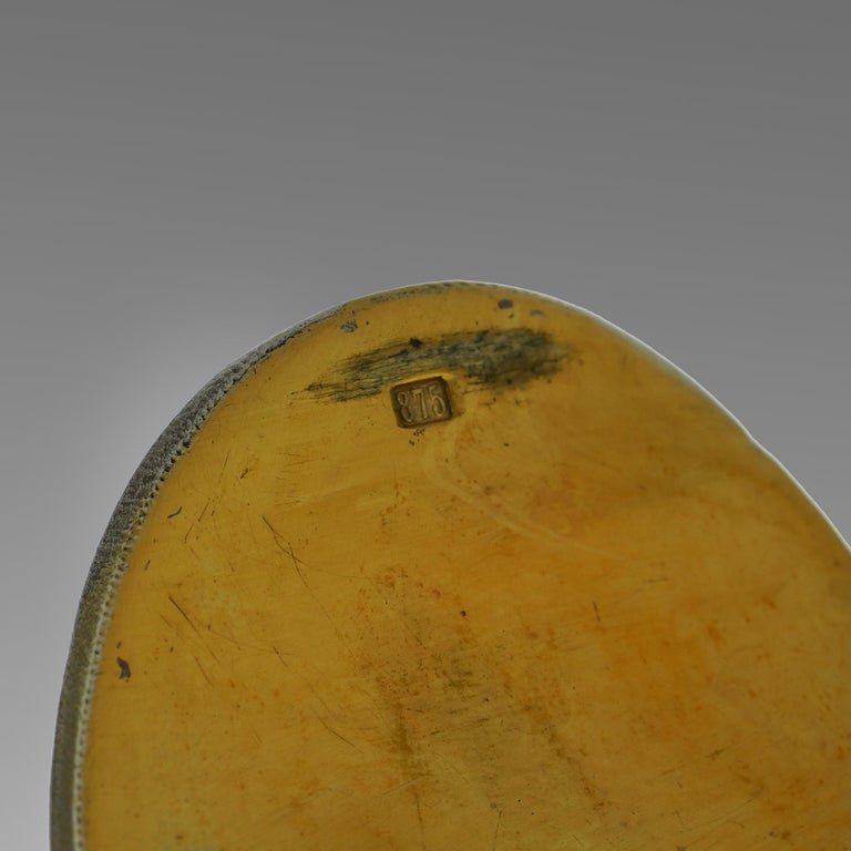 Vintage Russian Soviet 875, Silver and Glass Claret For Sale at 1stDibs