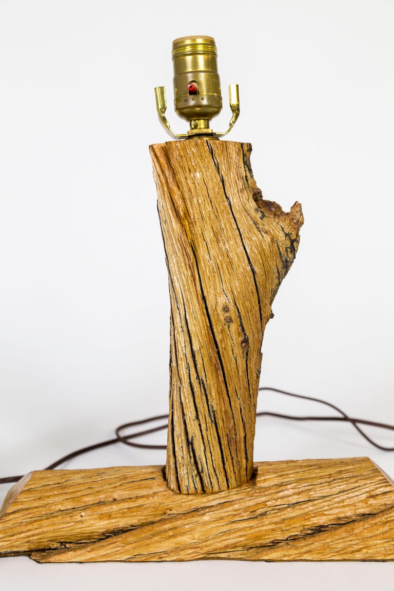 Vintage Rustic Branch Table Lamps 'Pair' For Sale at 1stDibs