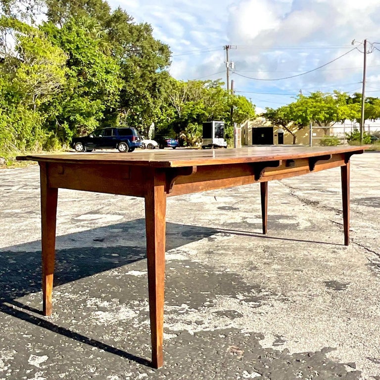 Vintage Rustic Farm Table at 1stDibs