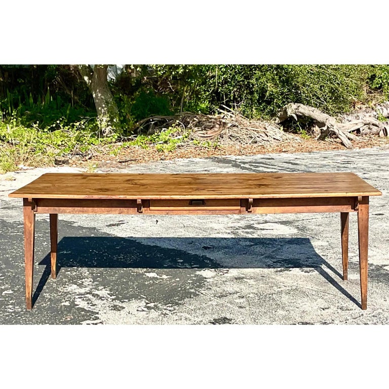 Vintage Rustic Farm Table at 1stDibs