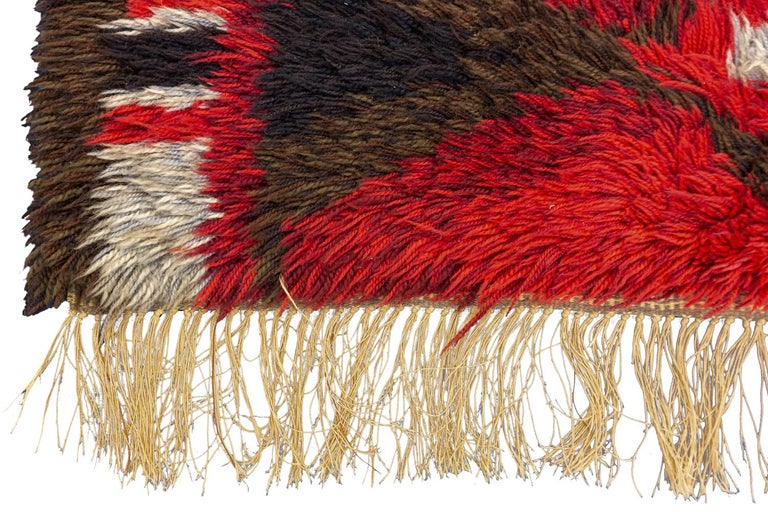 Rya Rug Abstract Design, 1950-1970 For Sale at 1stDibs