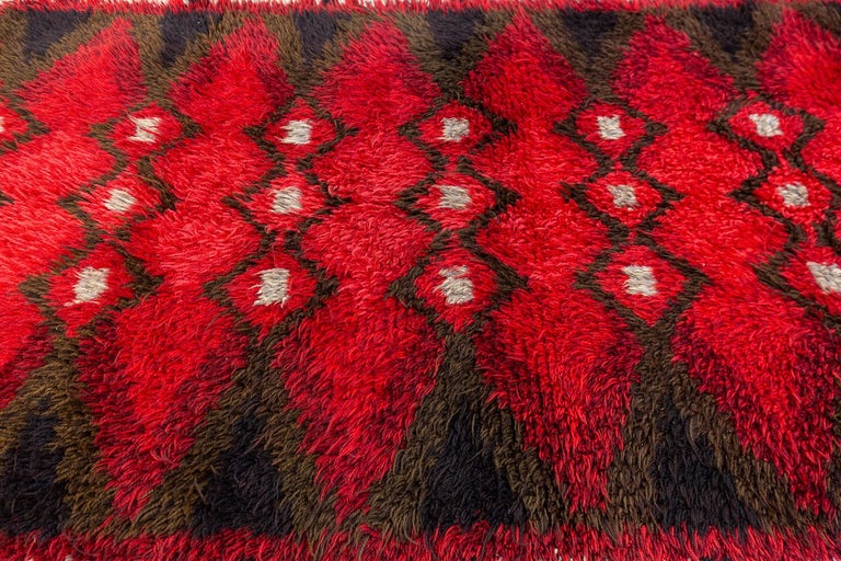 Rya Rug Abstract Design, 1950-1970 For Sale at 1stDibs