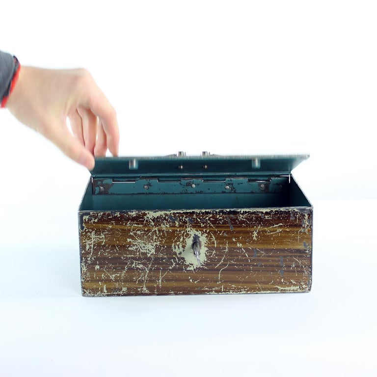 Vintage Safe Deposit Box, Czechoslovakia 1930s For Sale at 1stDibs