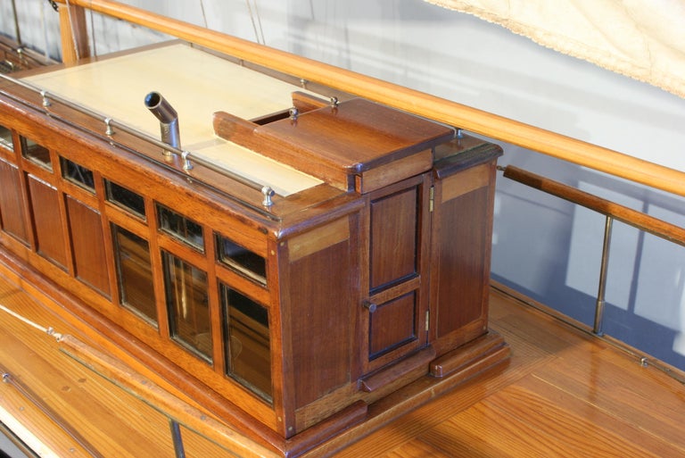 Sailing Steam Boat, Antique Yacht Model, Prince Albert Steam Yacht For ...