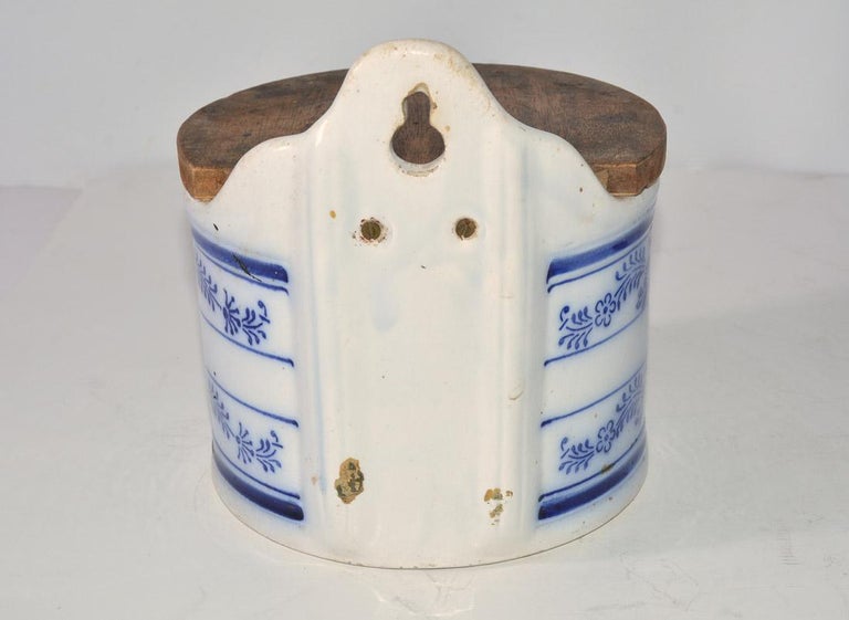 Vintage Salt Canister for Hanging at 1stDibs