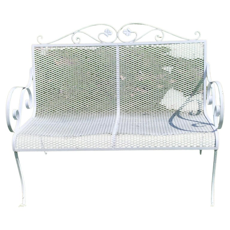 Vintage Salterini Settee Bench For Sale at 1stDibs