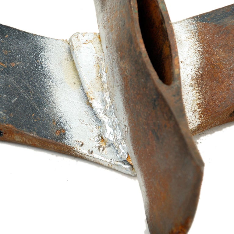 Industrial ART Iron Pickaxe EAGLE Sculpture Vintage Salvage Metal 1980s ...