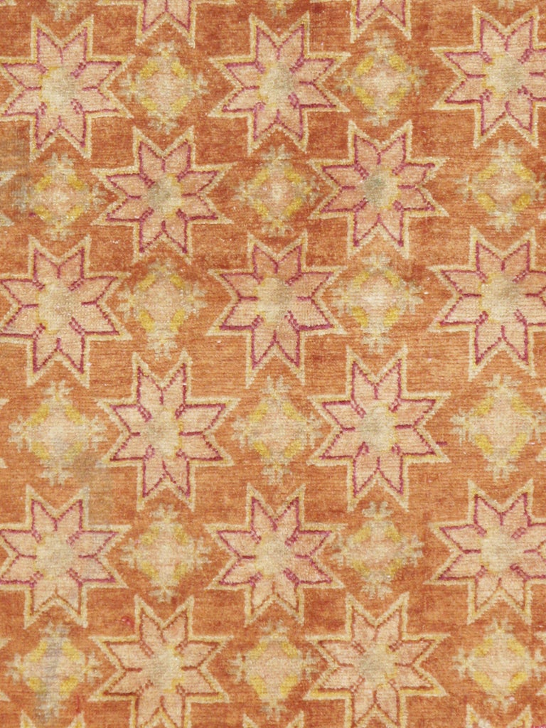 Vintage Samarkand Carpet For Sale at 1stDibs