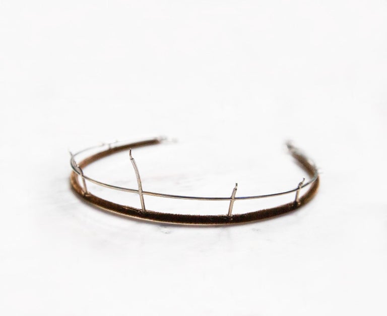 Vintage Sapphire and Diamond Convertible Tiara Necklace For Sale at 1stDibs